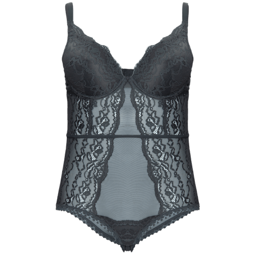 Body Feminino de Renda, Preto, Vermelho e Mais | Loungerie